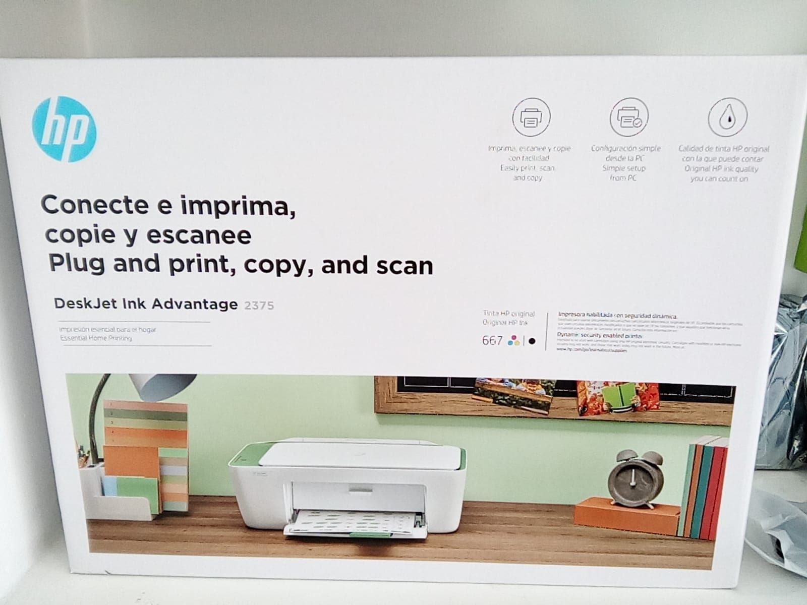 Impresora Deskjet Ink Advantage 2375 – Jael Technology